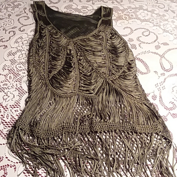 oo | Tops | Gorgeous Mardi Gras Flapper Top | Poshmark
